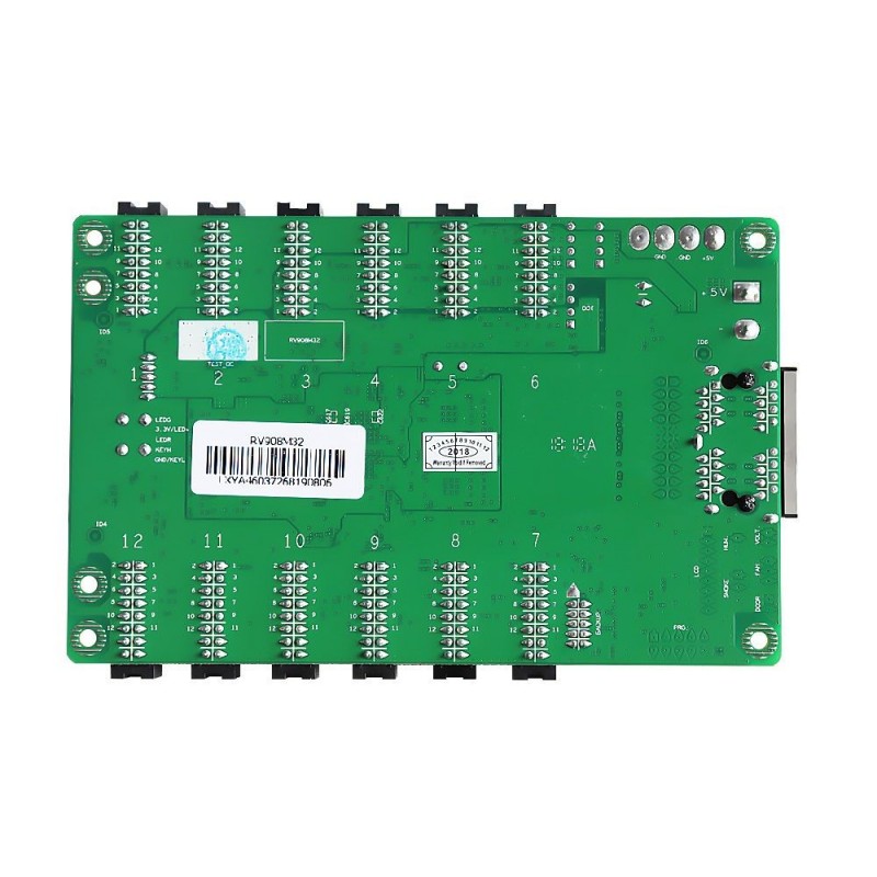 linsn RV908M32 receiving card with 12 hub75 ports