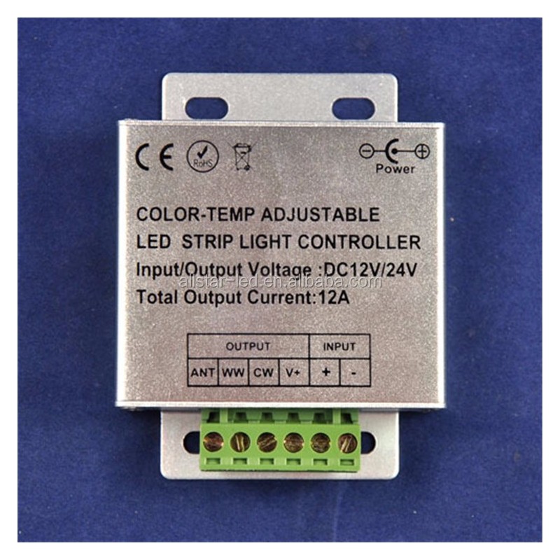 LED CCT Dimmer Color Temperature Controller Adjustable with Touch RF ...