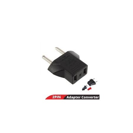 2 Pin flat to 2 pin round converter 220v