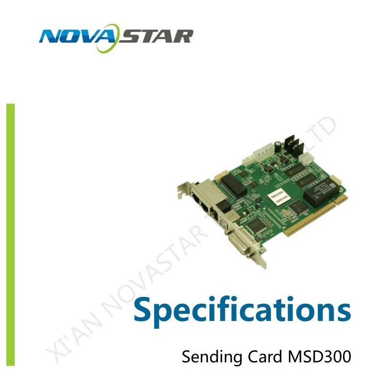 NovaStar MSD300 led RGB Sending Card .DVI interface. 1.3 million pixels ...